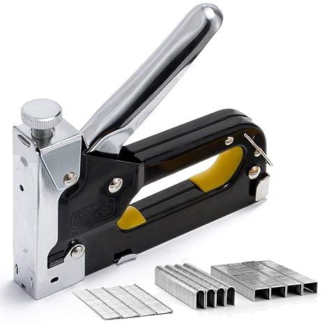 Staple Gun with 600 Staples,Bestele 3-in-1 Heavy Duty Handle Stapler ...
