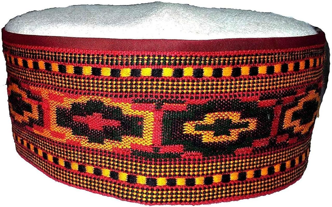 CHAMBA HERITAGE Unisex Himachali Kullu Kinnauri Patti Woolen Cap/Topi ...