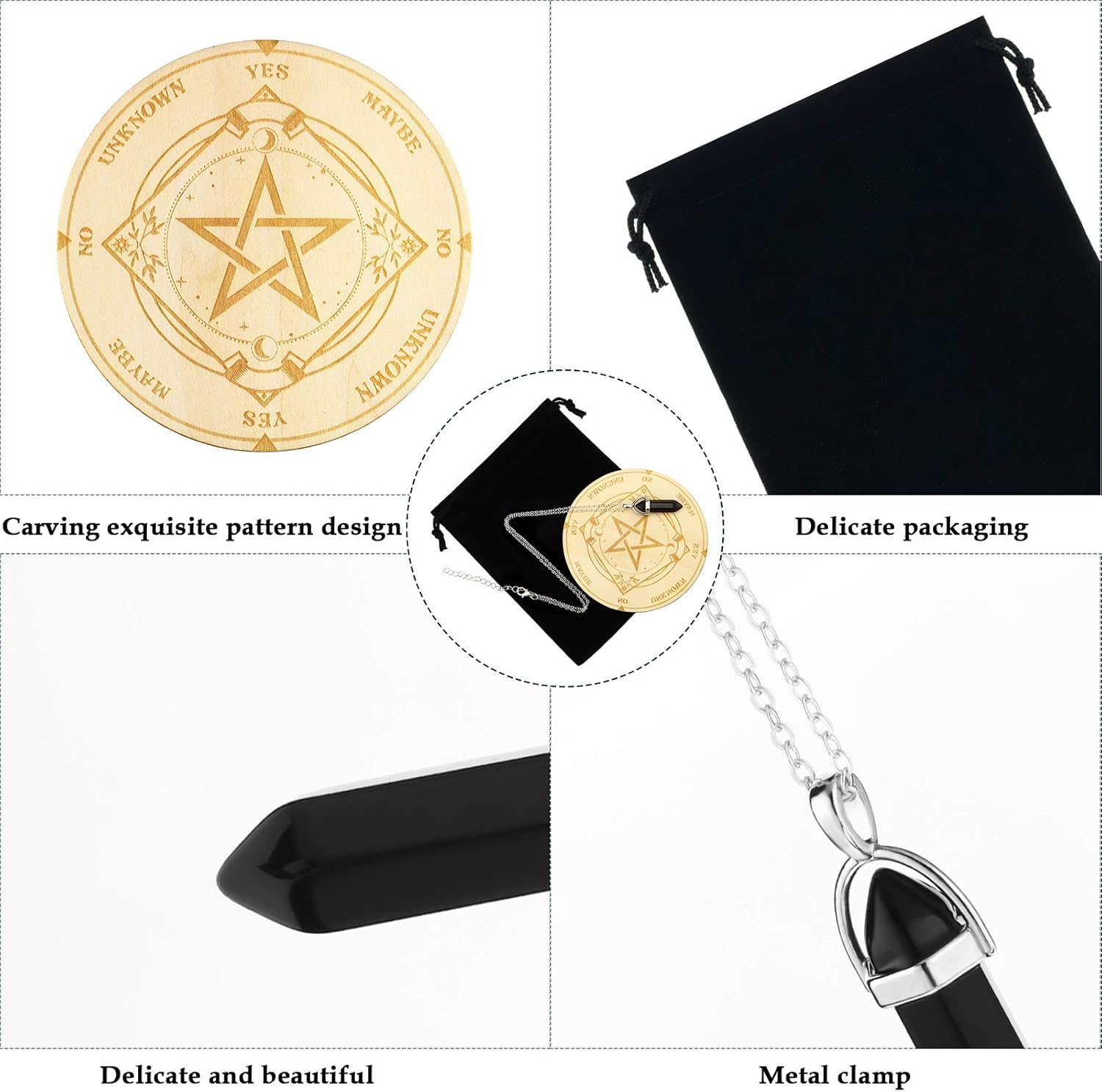 Star Pendulum Board Dowsing Divination Metaphysical Message Board ...