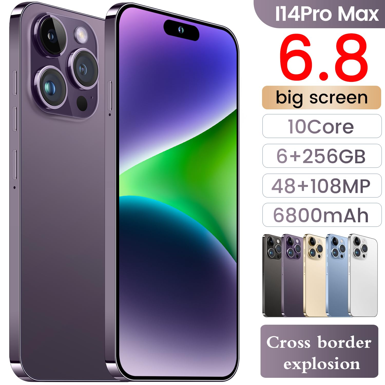 Mua KURSARKEE I14 Pro MAX Unlocked Cell Phone,Smartphone Long Battery ...