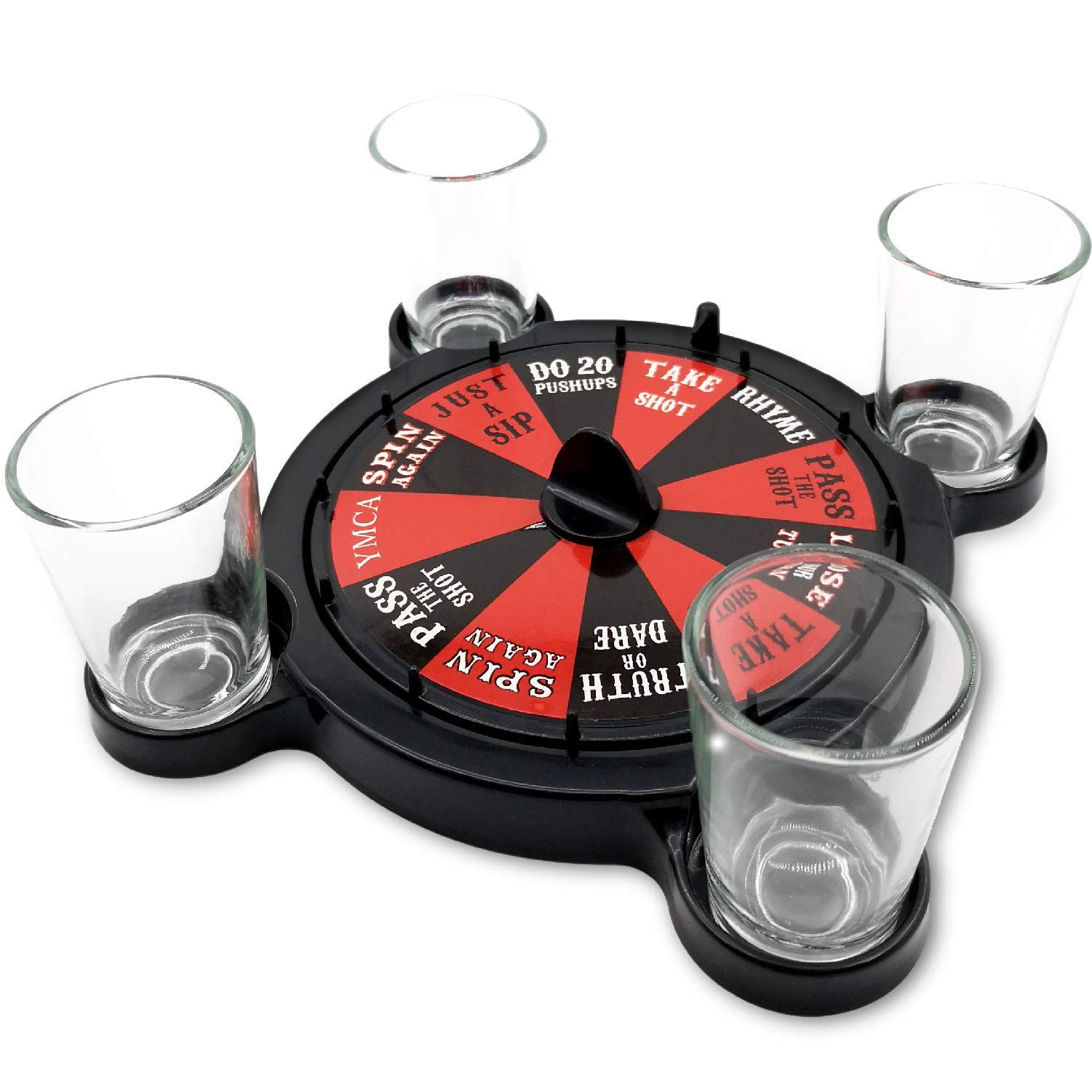 Roulette Shots Drinking Games Set for Adults Party with Glass Shots ...