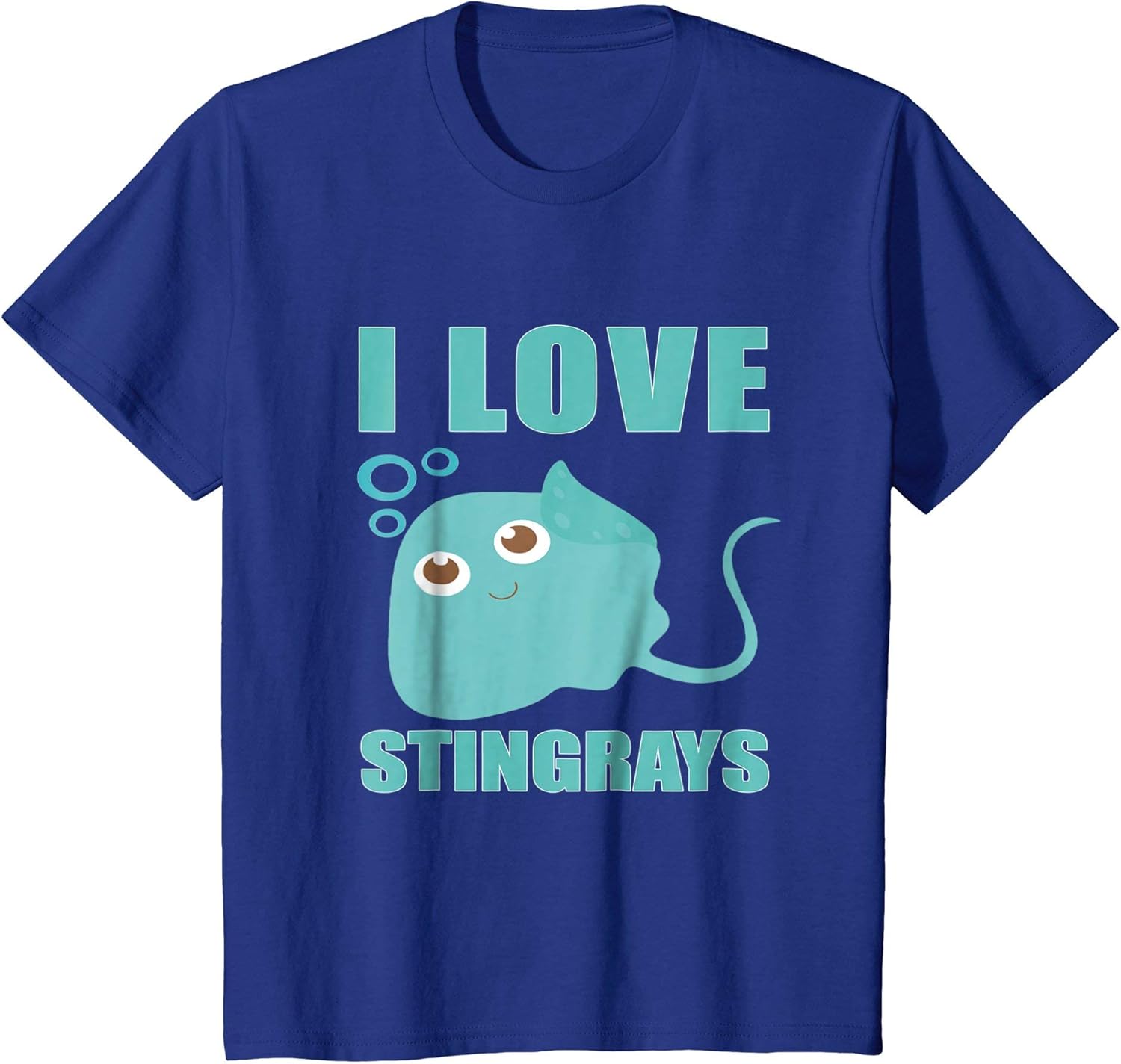 Amazon.com: CUTE I LOVE STINGRAYS T-SHIRT Funny Zoo Sea Animal Gift ...