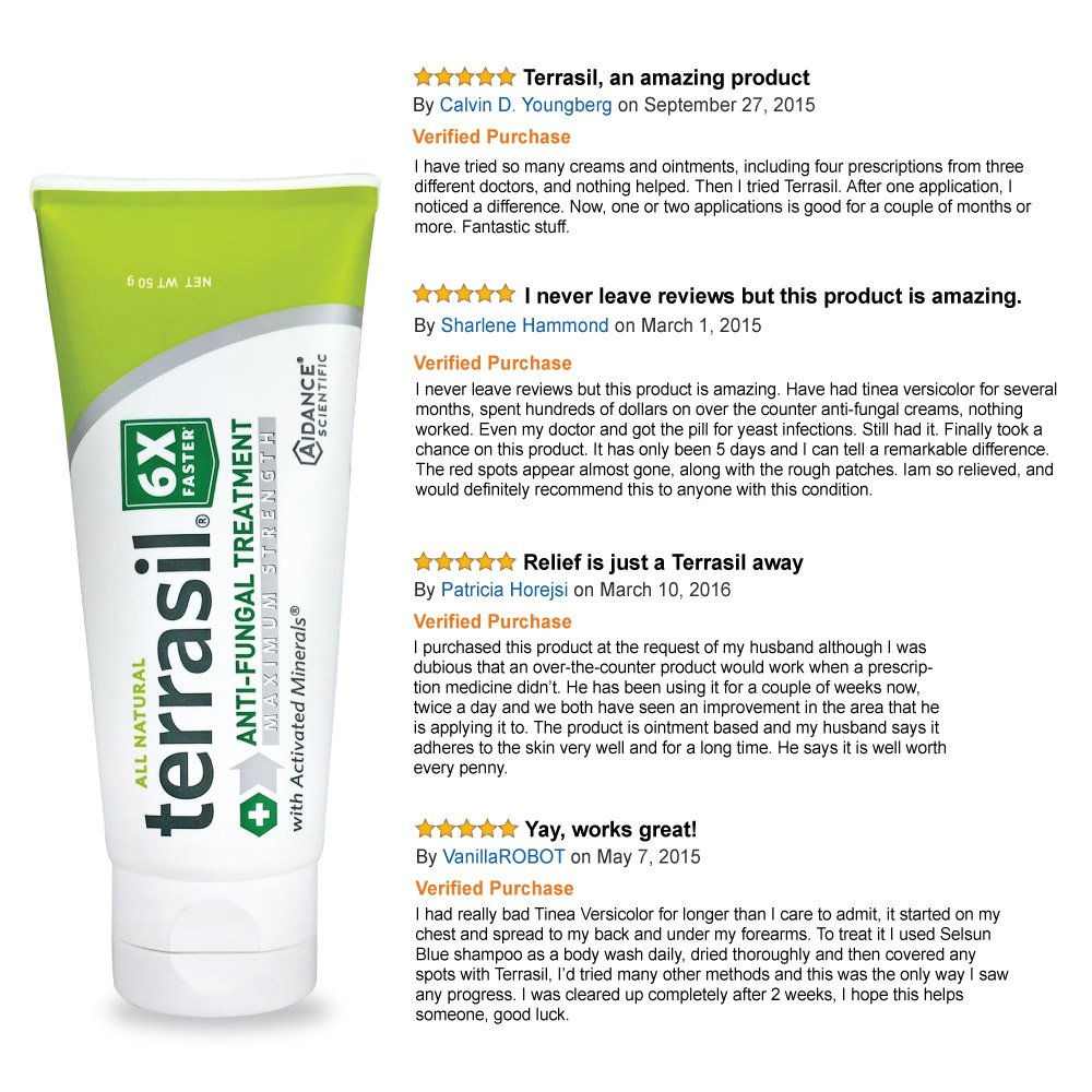 Terrasil Antifungal Treatment Max 50gm - 6X Faster Healing, Natural ...