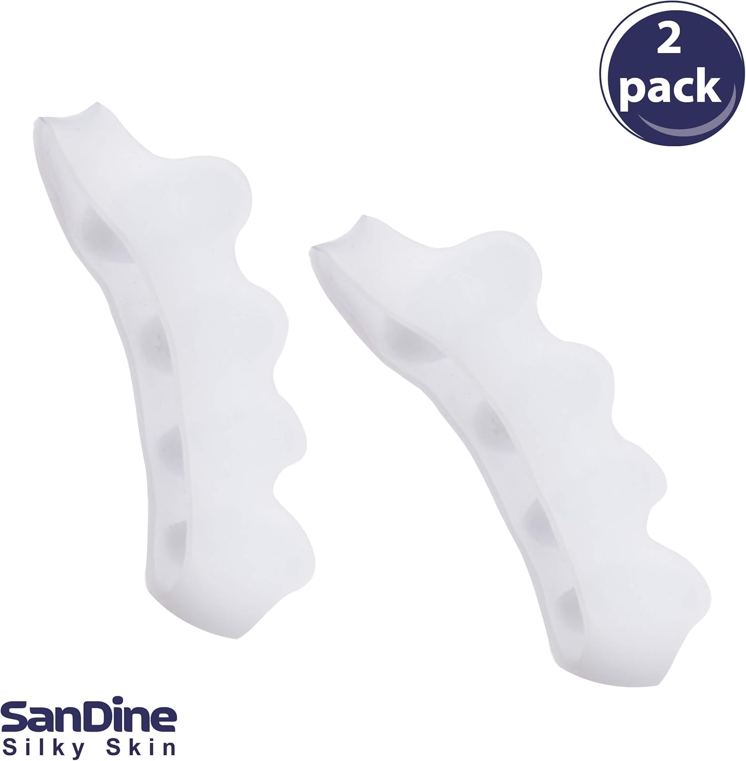 Silicone Toe Separators – Toe Straightener for Yoga Ballet and Running ...