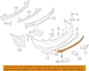 Amazon.com: GENUINE BMW Trim Panel - Bumper (Primered) 51127209920 ...