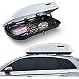 Amazon.com: Hard Shell Roof Cargo Carrier, 13 Cubic Feet Storage ...