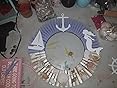 Amazon.com: 24 Pieces Unfinished Nautical Wood Cutouts for Crafts ...