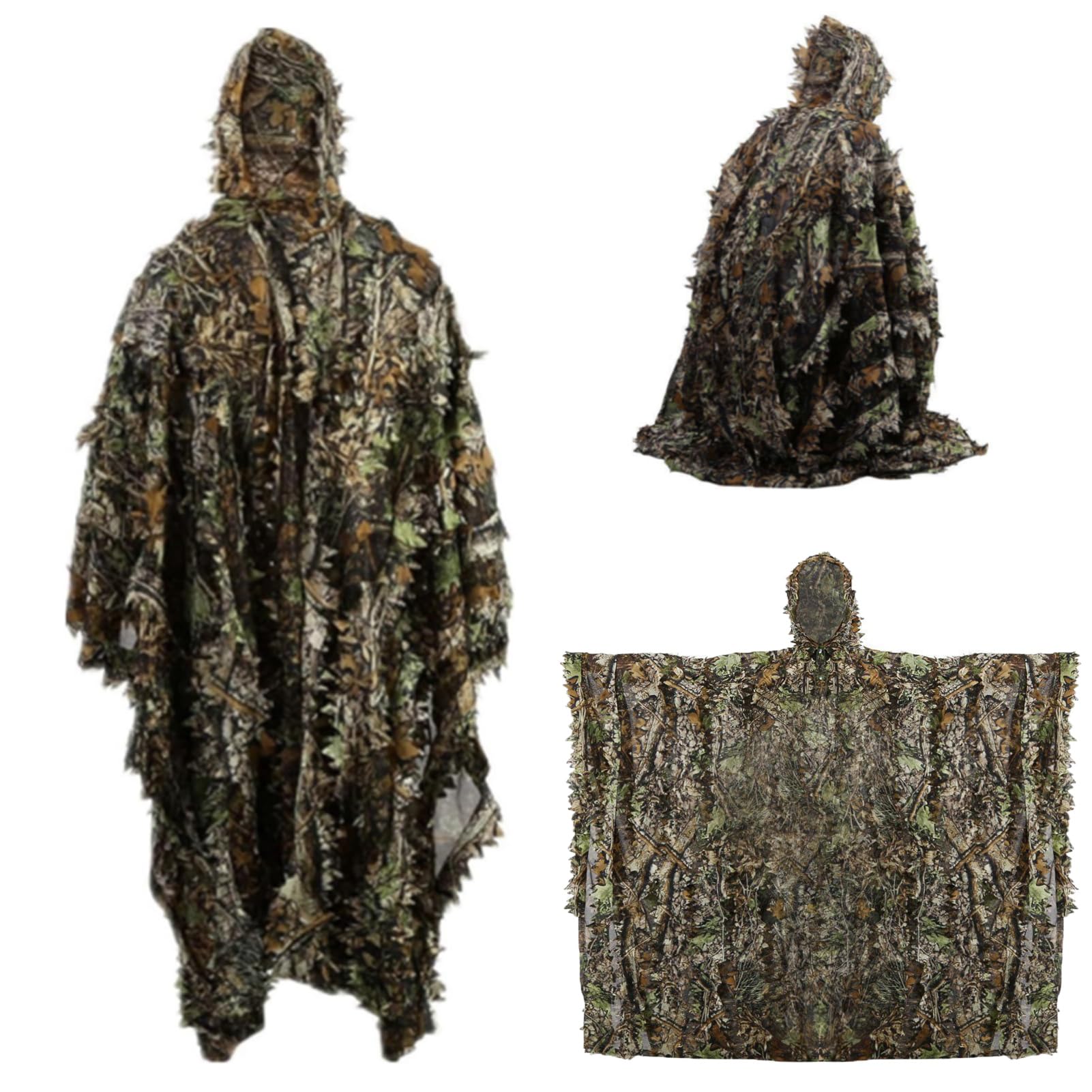 Ghillie Suit - Thermal Camouflage Cloak, 2025 New 3D Bionics Thermal ...
