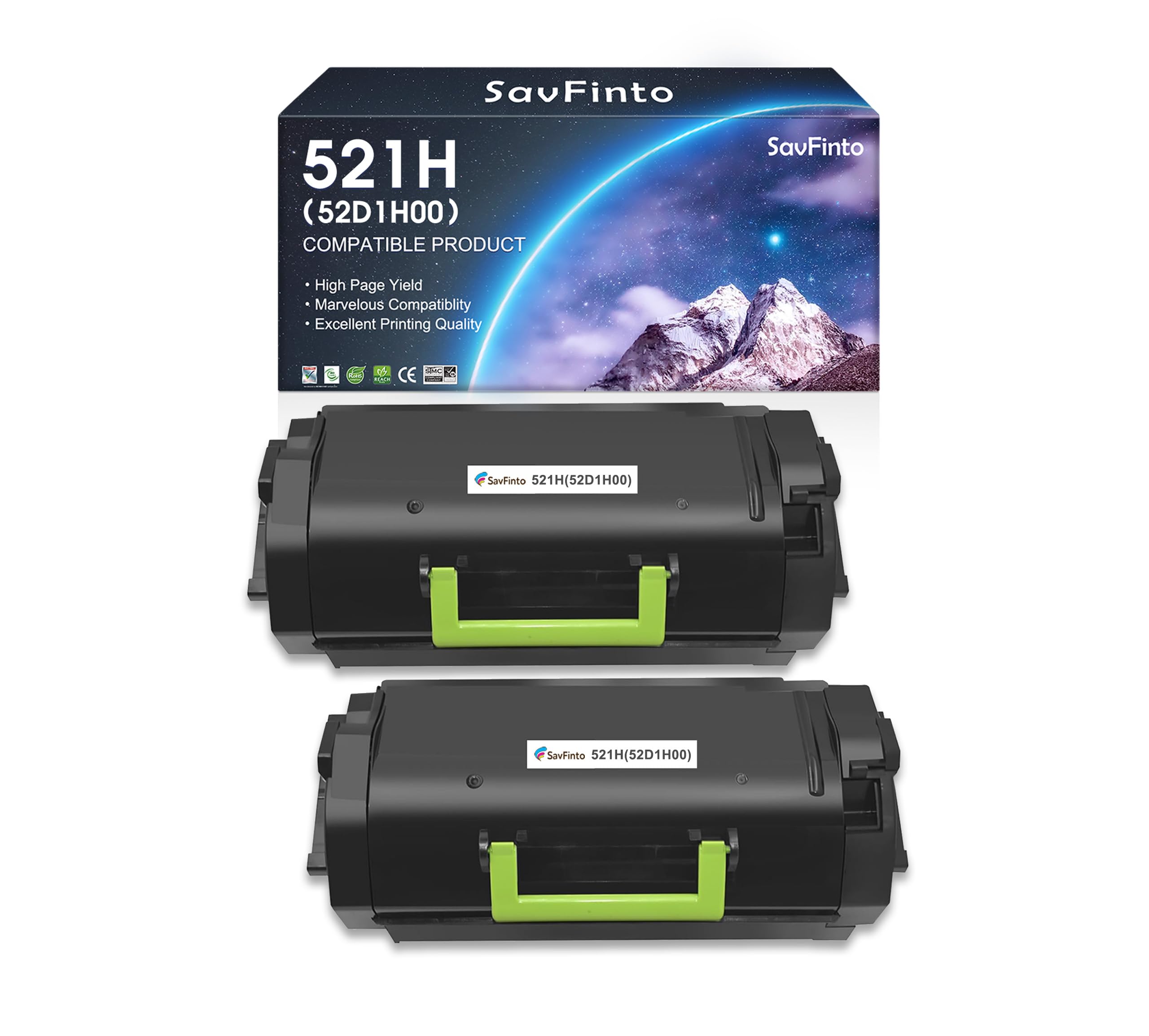 SavFinto 521H 52D1H00 High Yield Toner Cartridge Replacement for ...