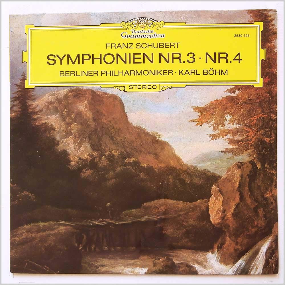 Karl Bohm - Schubert: Symphony 3 & 4 (Germany 1975) - Amazon.com Music