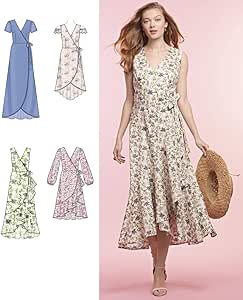 Amazon.com: Simplicity Sewing Pattern 8637 Dresses H5 (6-8-10-12-14 ...