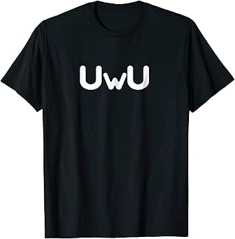Amazon.com: UwU Kitties: UWU Shirt - Happy Anime Face: Clothing