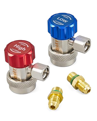 Orion Motor Tech R134a Quick Coupler Adapter, Adjustable R134a Adapters ...