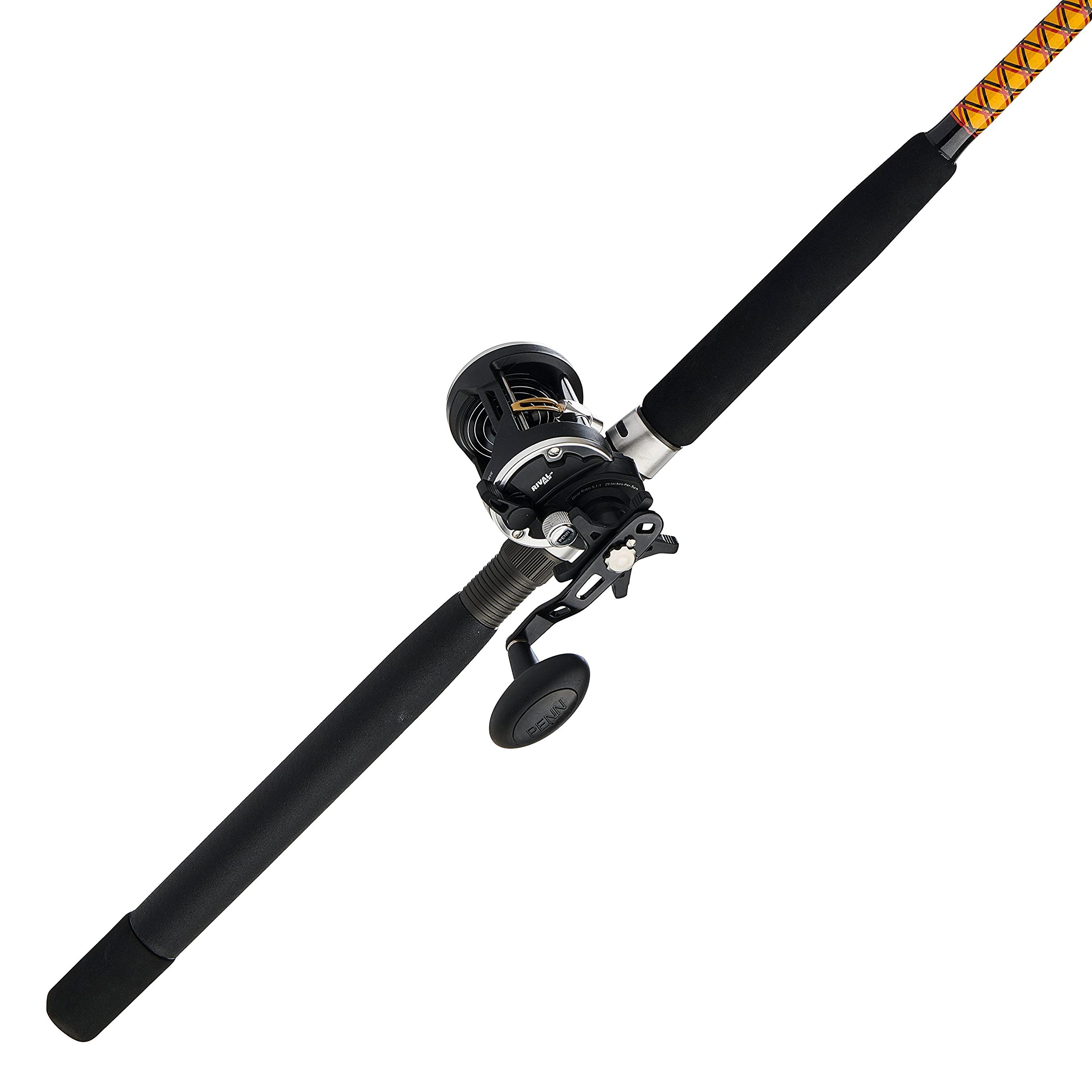 Ugly Stik Bigwater Casting Fishing Rod & Penn Rival Level Wind ...