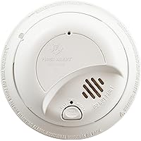 First Alert BRK 9120B Hardwired Smoke Alarm with Battery Backup, Single ...