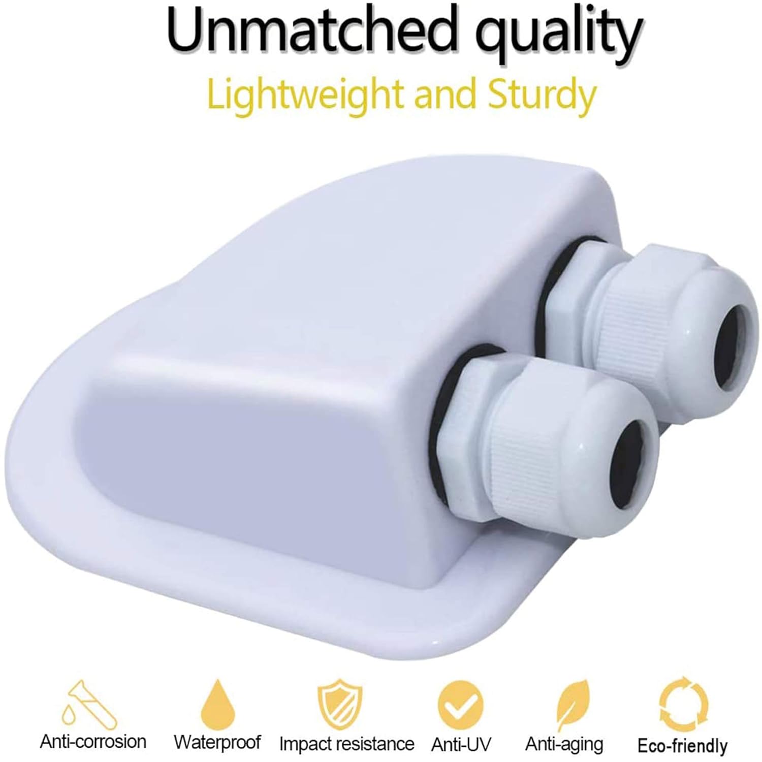 ABS Double Solar-Cable-Entry-Gland-Housing, Weatherproof Cable Entry ...