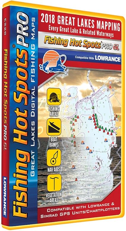 Amazon.com: Fishing Hot Spots PRO GL - 2018 Digital Map Fishing Chip f ...