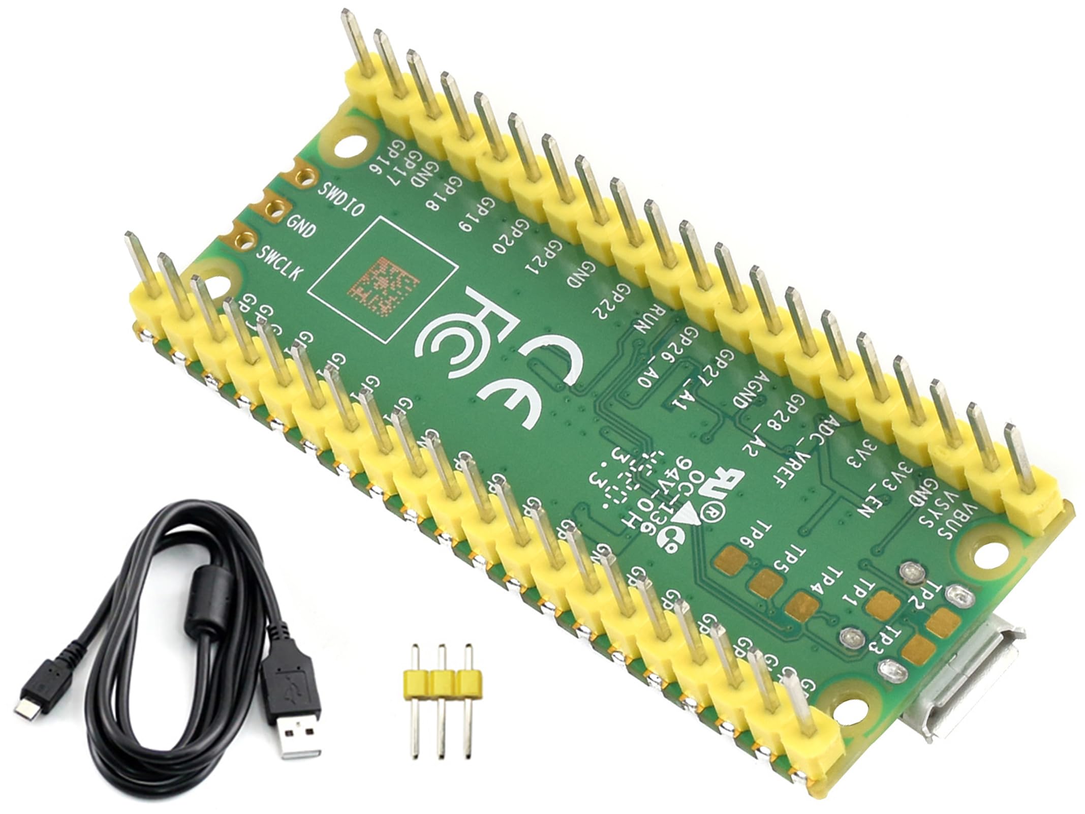 Mua Pre-Soldered Header Raspberry Pi Pico with USB Cable, Based on Raspberry Pi RP2040 Dual-Core ...