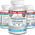 Amazon.com: Magnesium Glycinate 400 mg - 200 Tablets - High Absorption ...