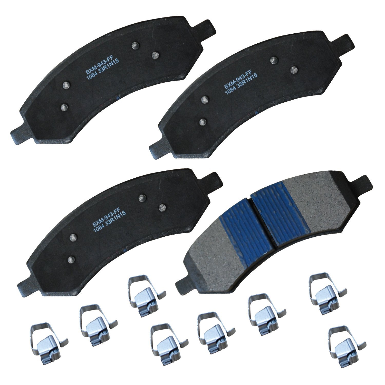 Bendix Premium SBM1084 Semi-Metallic Front Brake Pads for Select Models ...