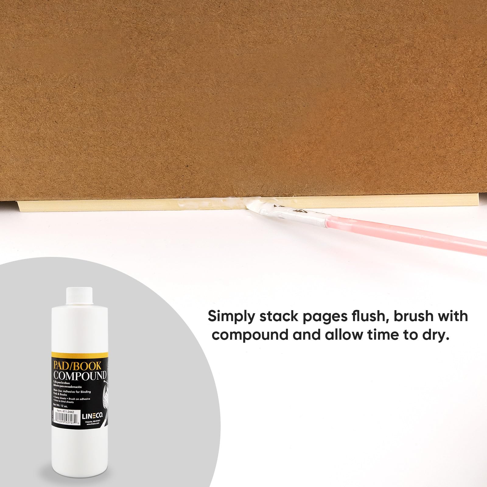 Mua Lineco, Archival Glaze Padding Compound Adhesive for Book Binding Repair Paper, 12 oz ...