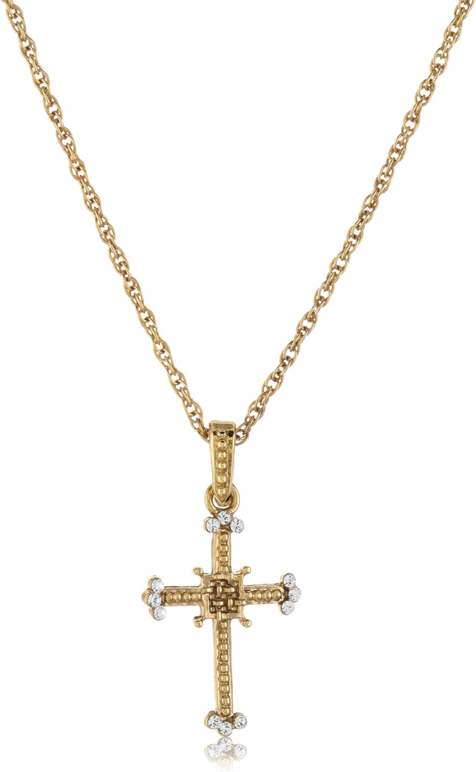 Amazon.com: The Vatican Library Collection Petite Gold-Tone Crystal ...