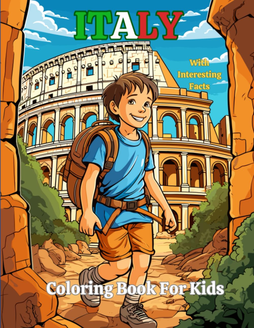 Mua Italy Coloring Book For Kids: With Interesting Facts: Coloring Book ...