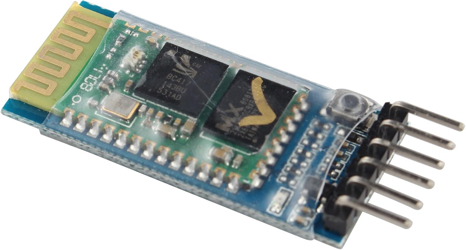 HALJIA 2PCS HC-05 Wireless Serial Bluetooth RF Transceiver Pass-Through ...