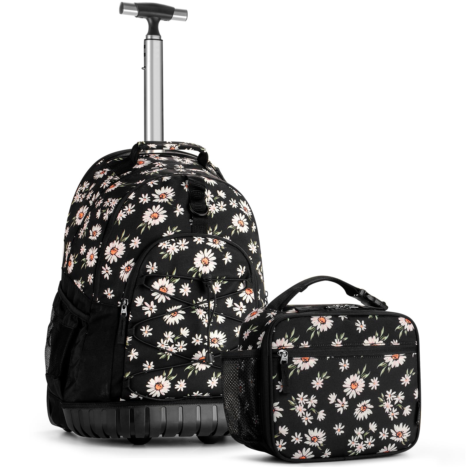 Choco Mocha Rolling Backpack for Girls, 18 Inch Roller Backpack for ...