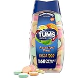 TUMS Ultra Strength Antacid Tablets for Chewable Heartburn Relief and ...