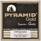 Amazon.com: Pyramid Gold 12 Light Electric Guitar Strings 10-465 ...