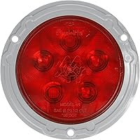 Amazon.com: TRUCK-LITE 44322R LED Lamp Super 44 Red Round Stop/Turn ...