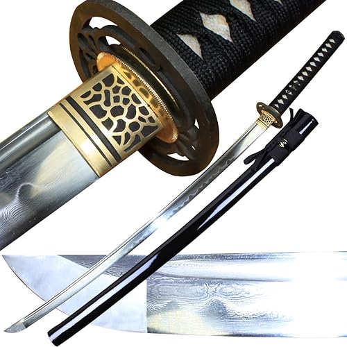 Full Tang 41-inch Katana Sword Real Samurai Sword Clay Tempered Very ...