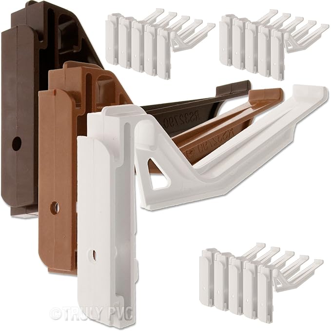 15 x White Wendland RS32790 Conservatory Gutter Brackets, suitable for ...