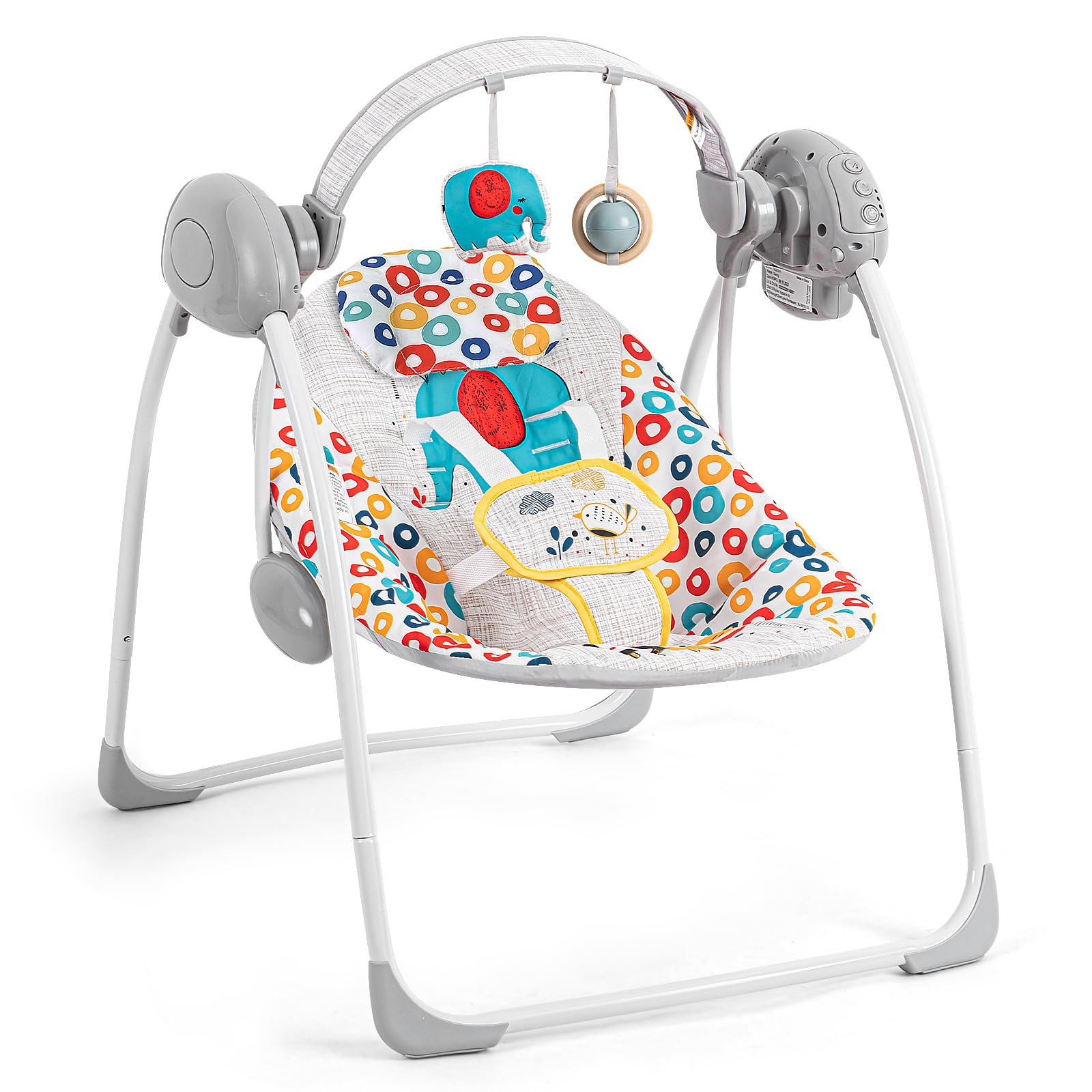 Baby Swing for Infants,Portable Baby Swing with 5-Speed,Adaptable and ...