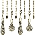 Amazon.com: Dotlite Ceiling Fan Pull Chain Vintage Hollow Fan Danglers ...