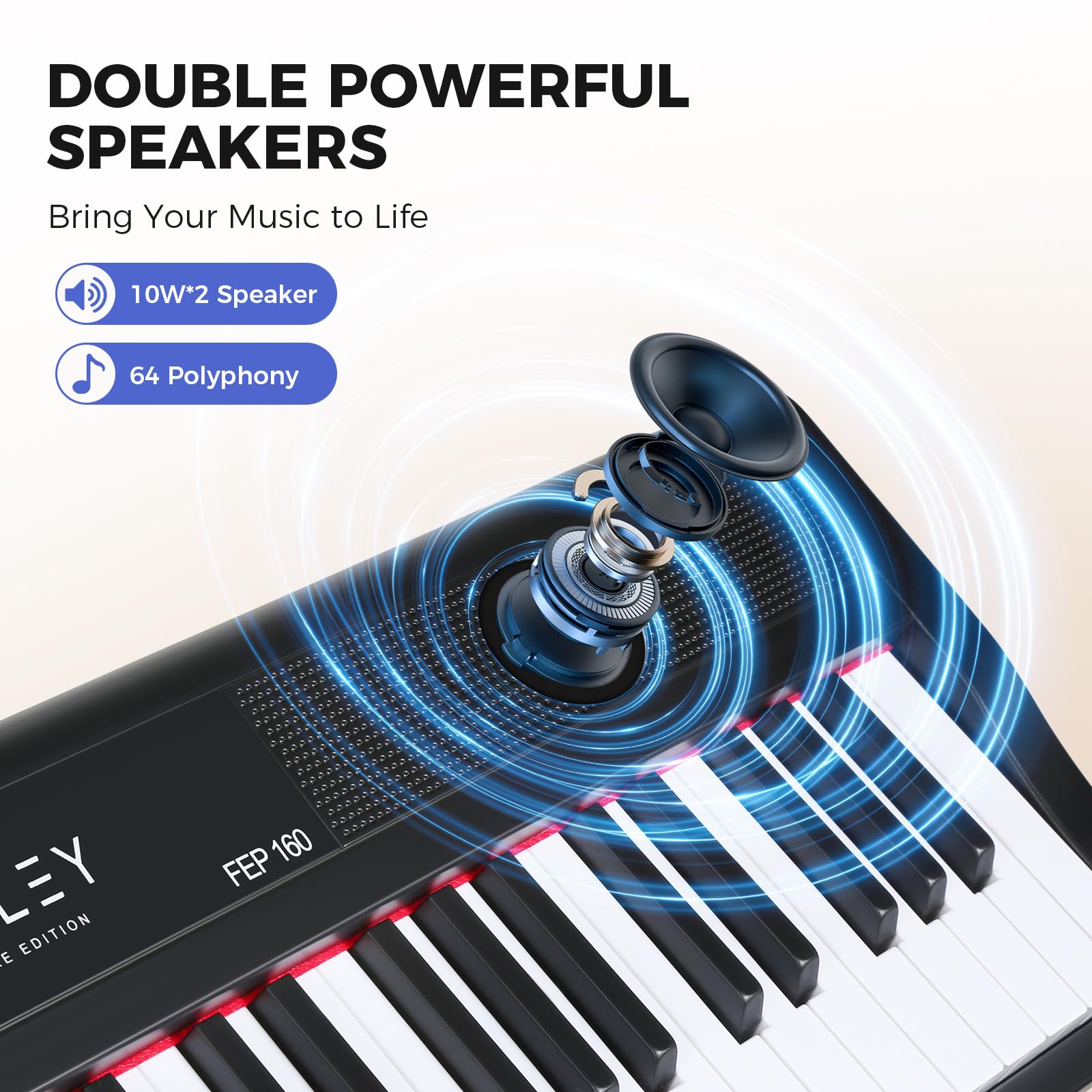 Mua Fesley Piano Keyboard 88 Keys: Full-Size Digital Piano Keyboard ...
