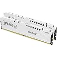 Kingston Fury Beast White DDR5, Memoria Gamer para PC, Capacidad: 32GB (2x16GB), Frecuencia ...
