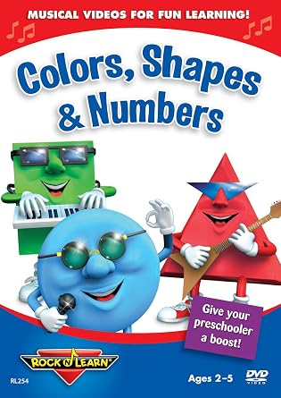 Amazon.com: Rock N Learn: Colors, Shapes & Numbers: Brad Caudle, Eric ...