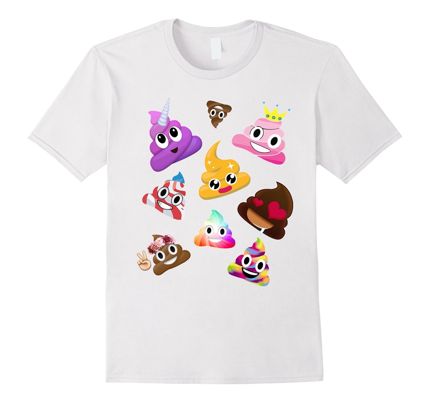 Poop Emoji Funny T-Shirt-BN – Banazatee
