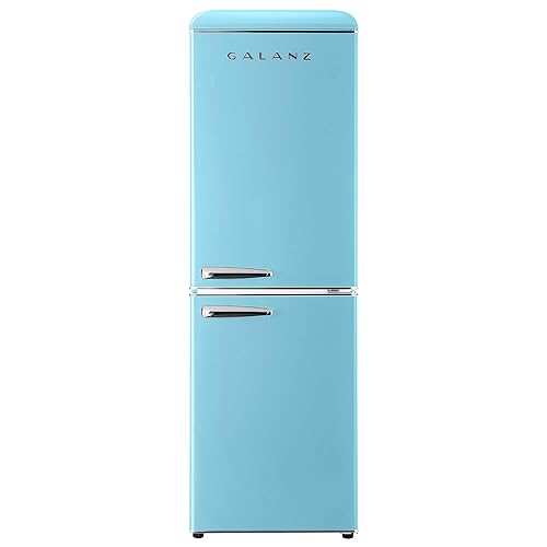 Galanz GLR74BBER12 Retro Refrigerator with Bottom Mount Freezer Frost ...