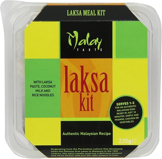 Malay Taste Laksa Curry Meal Kit 220 g (Pack of 6): Amazon.co.uk: Grocery