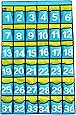 Amazon.com : 36 Pockets Numbered Classroom Pocket Chart for Cell Phones ...