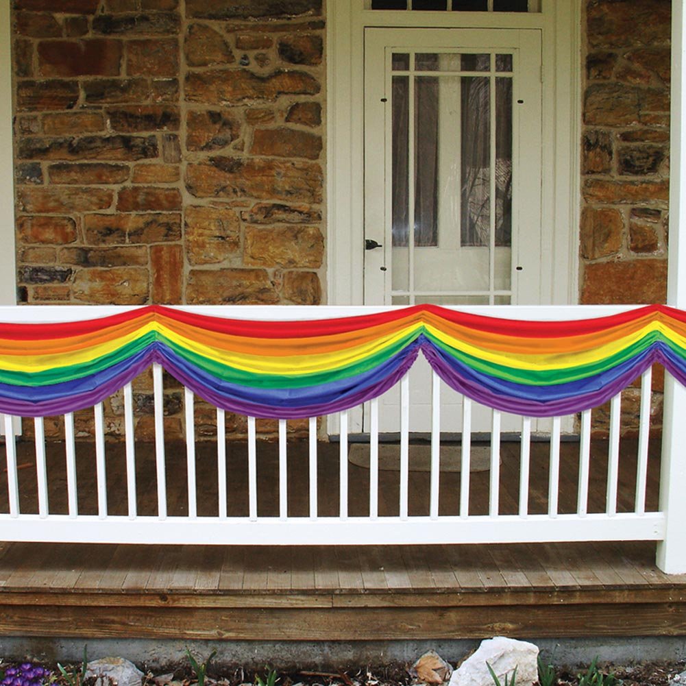 Amazon.com: Peace, Love, Pride Banner - Gay Pride Flag Themed, Rainbow ...