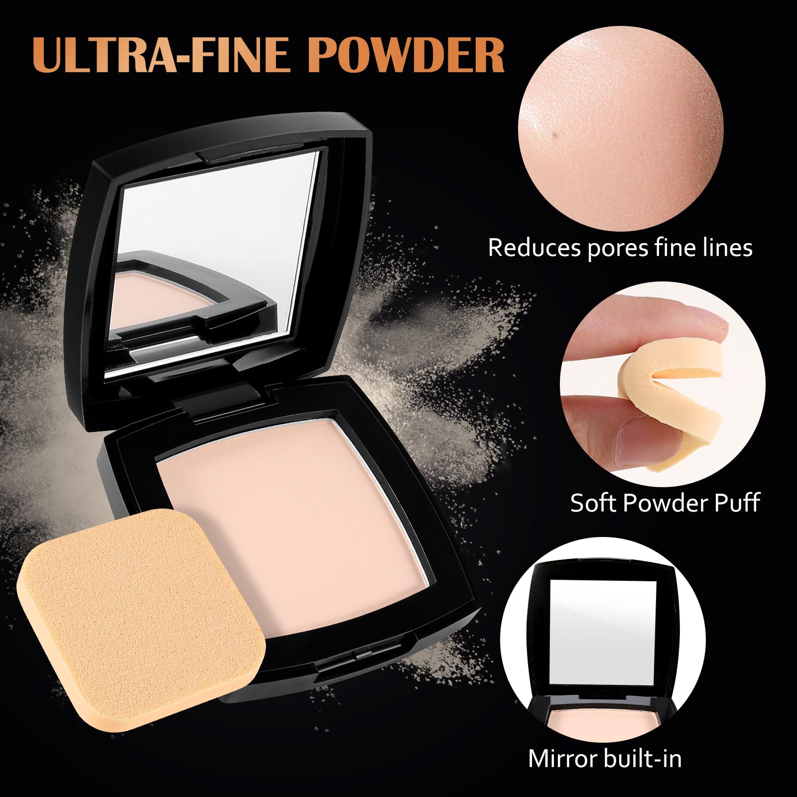 Mua Apooliy Setting Powder, Oil Control Pressed Powder, Long-Lasting ...