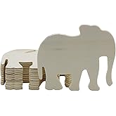 Amazon.com: Creative Hobbies® 4 Inch Unfinished Wooden Shapes - Ready ...
