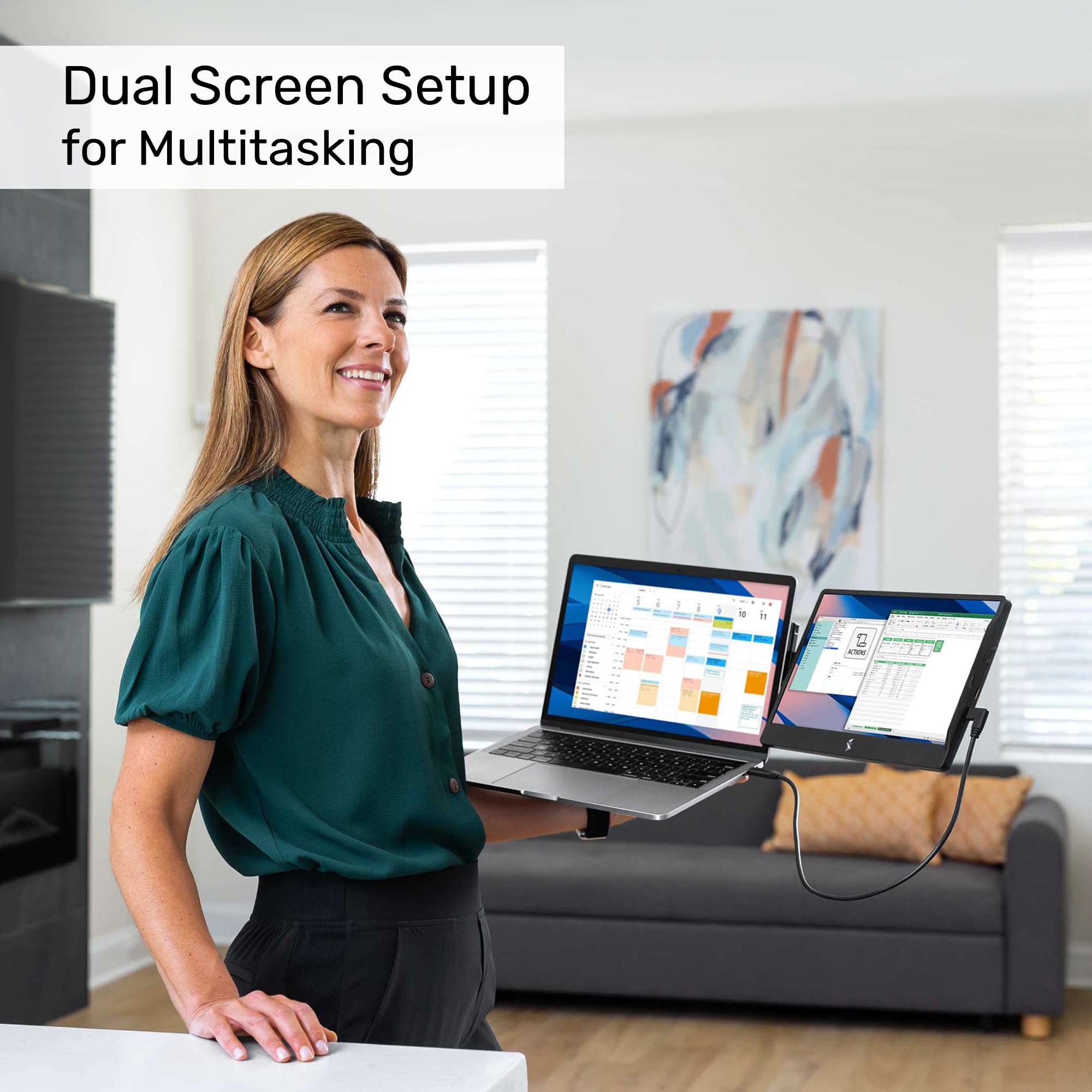 Mua SideTrak Swivel 12.5" Portable Monitor for Laptop, Patented Swivel ...