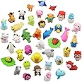 Amazon.com: LW Funny Toys 30PCS Animal Erasers Bulk Mini Assorted ...