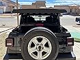 Amazon.com: RT-TCZ for Jeep JK JL Interior Rear Cargo Basket Rack Solid ...