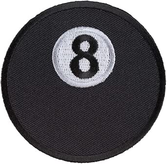 Amazon.com: 8 Ball Patch, Billiards & Sports Patches: Clothing